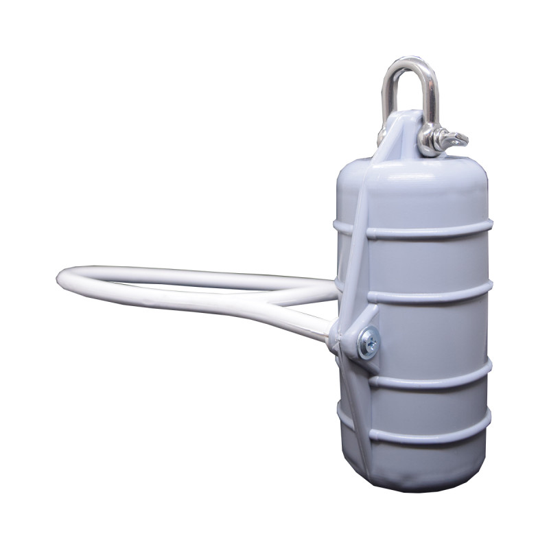 Poids avec bride pour mât publicitaire de 8 m