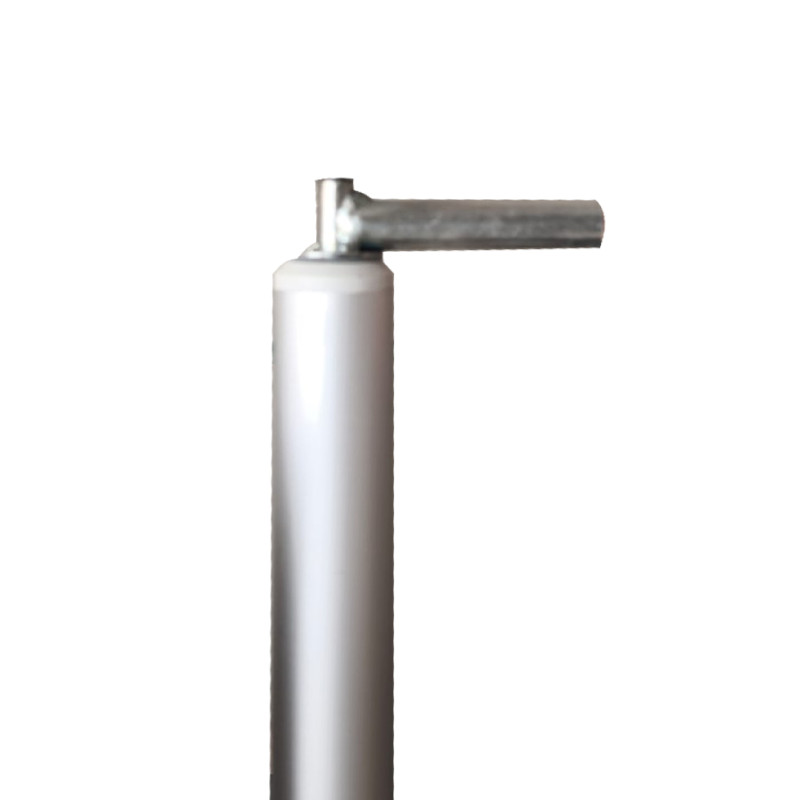 Power arm with rotating system for 8 meters mast