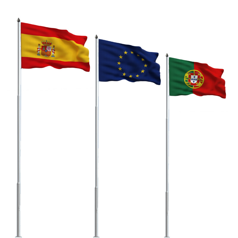 Folding aluminum masts | Adivin Beach Flag