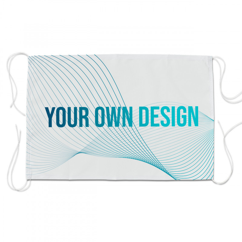 Banner with ties in each corner