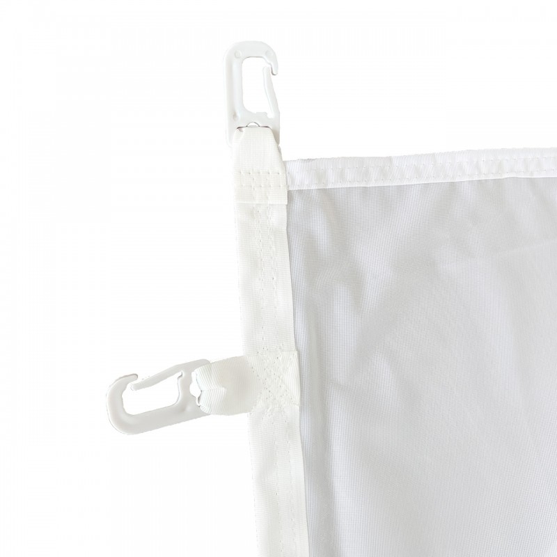 Flag with carabiners